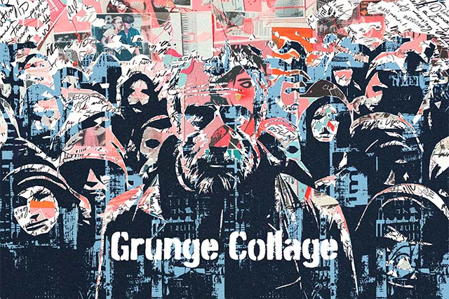 Grunge Collage Photo Effect