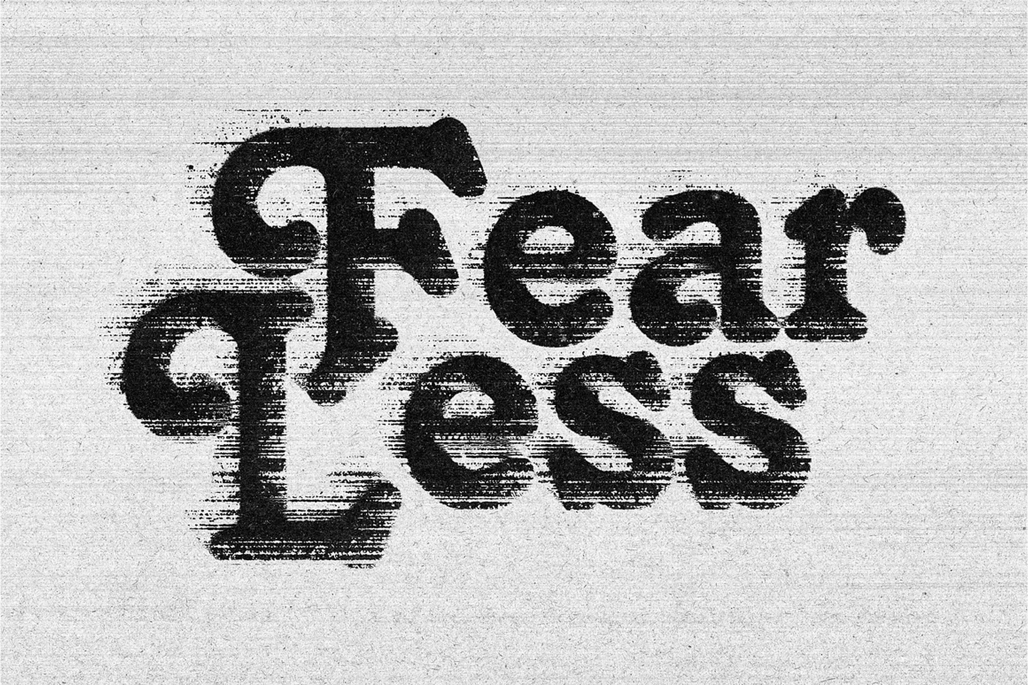 Distort Scan Text & Logo Effect Distort Scan Text & Logo Effect