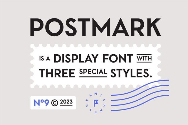 Postmark Display Font