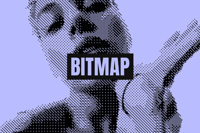 Dithering Bitmap Photo Effect