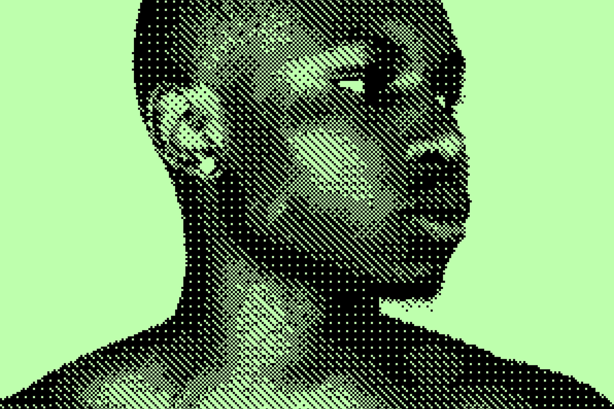 Dithering Bitmap Photo Effect