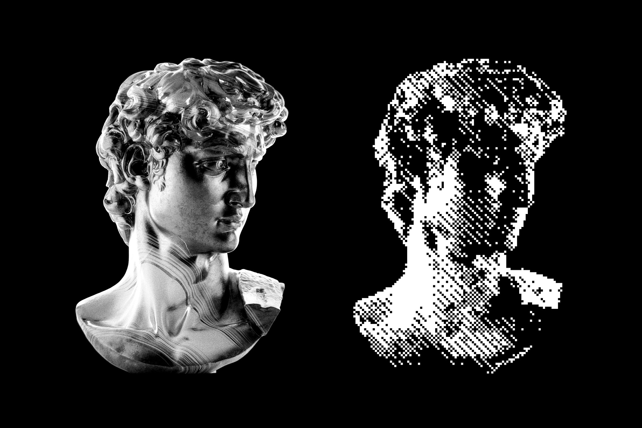 Dithering Bitmap Photo Effect