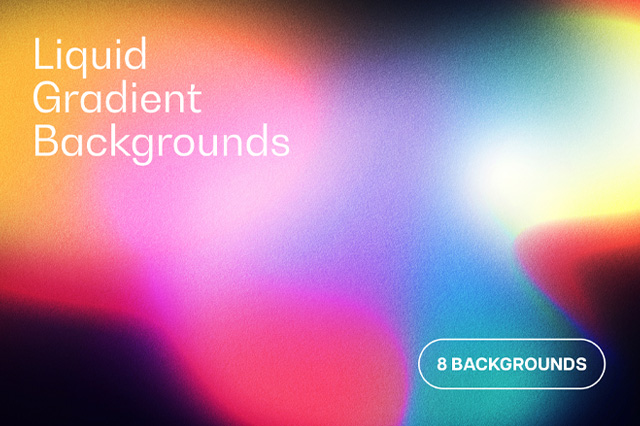 Liquid Gradient Texture Backgrounds