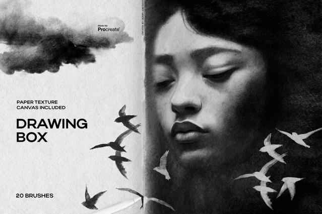 Drawing Box Pencils — Procreate Brushes