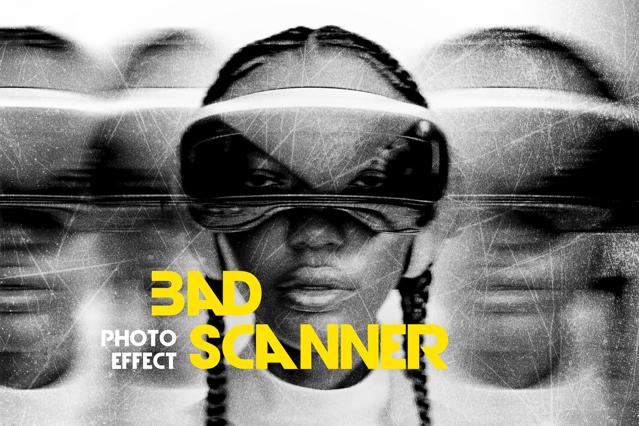 Bad Scanner Photo Effect