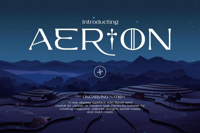 Download Aerion — Display Serif