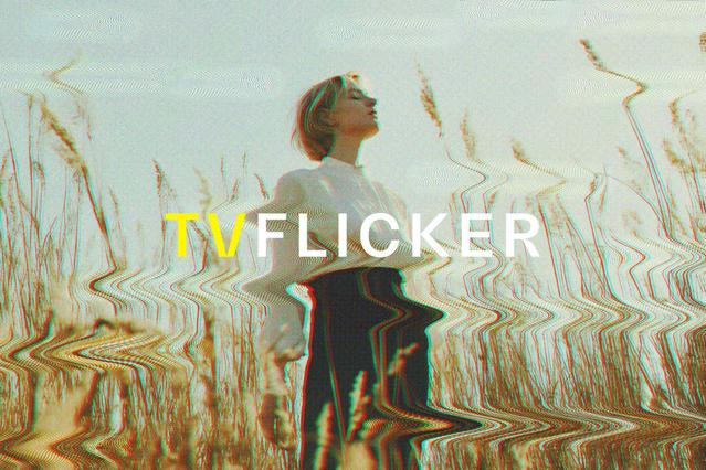 TV Flicker Photo Effect