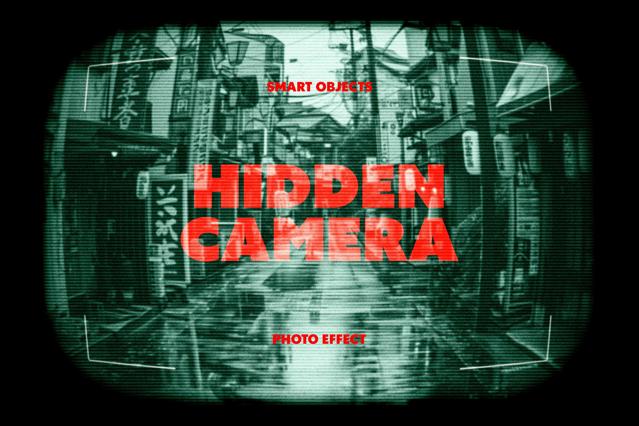 Hidden Camera Photo Effect