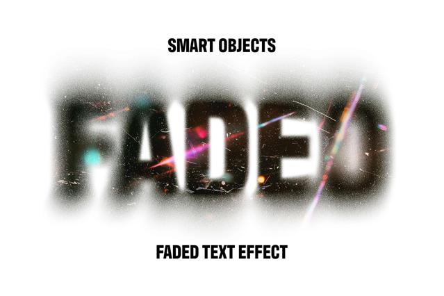 Faded Noisy Text Effect