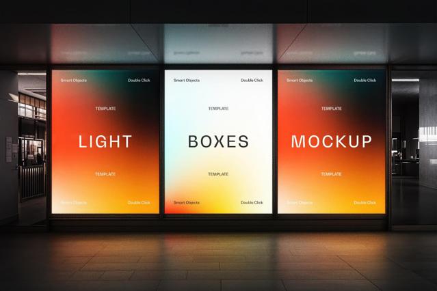 Lightbox Banners Mockup