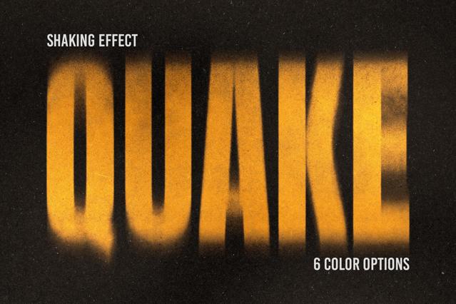 Blurry Spray Text Effect