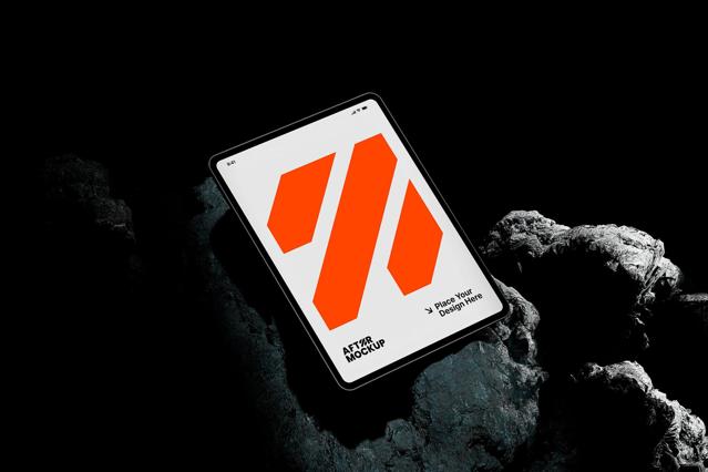 Download Dark Rock iPad Mockup
