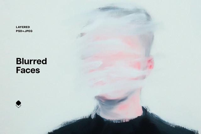 Blurred Faces: Texture Backgrounds
