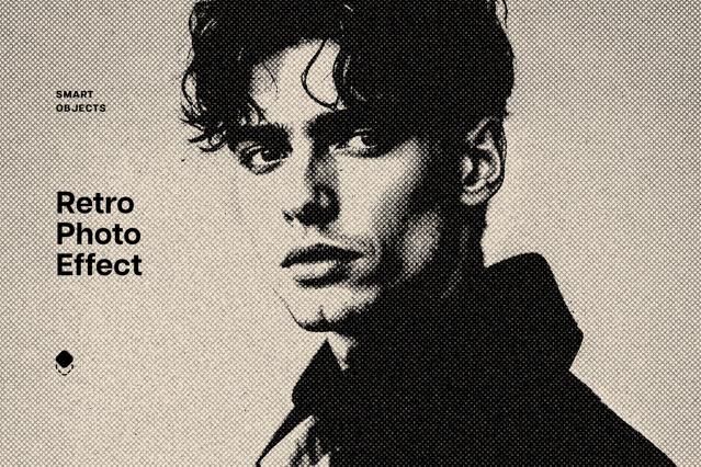 Retro Printing Photo Effect