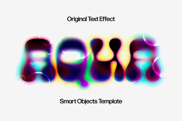 Bubbles Blurred Effect