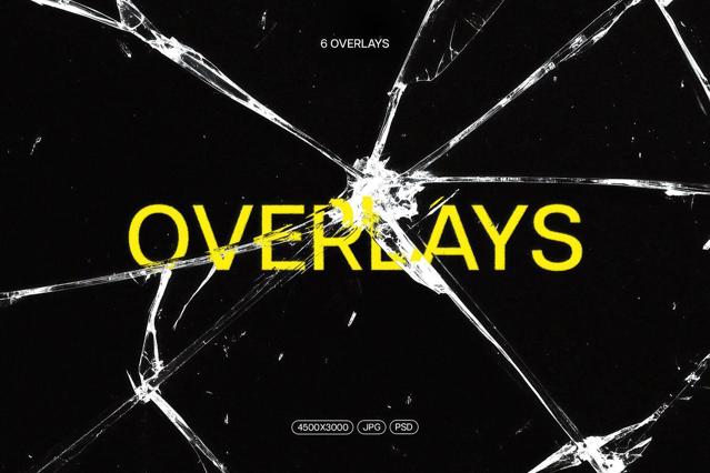 Broken Glass Overlays