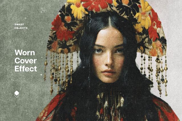 Worn Cover Photo Effect