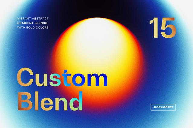 Grainy Contrast Gradient Blend