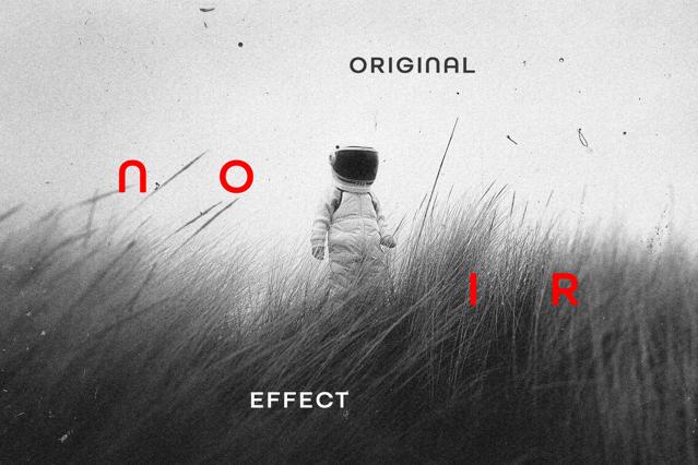 Noir Cinematic Photo Effect