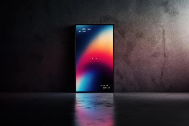 Vertical Screen Mockup