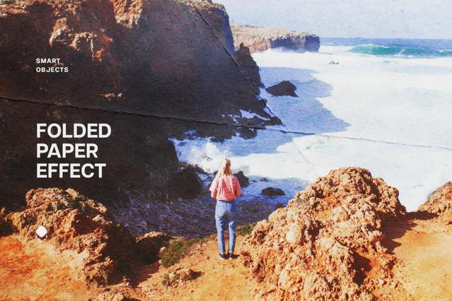 Folded Paper Design Effect