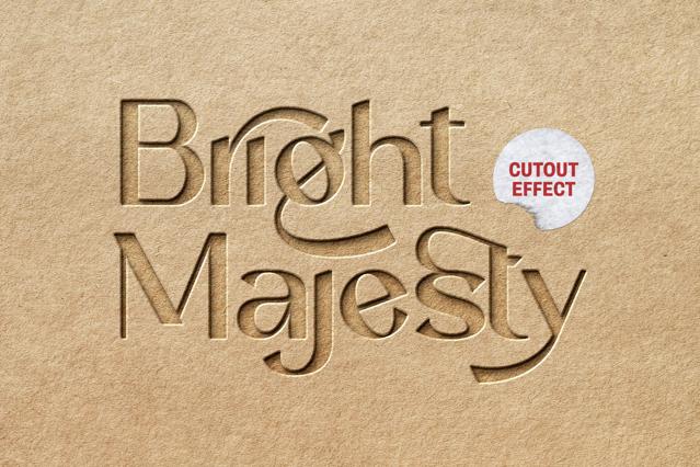 Craft Cut Out Paper Mockup