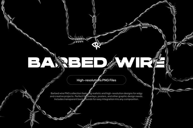 Barbed Wire PNG Collection
