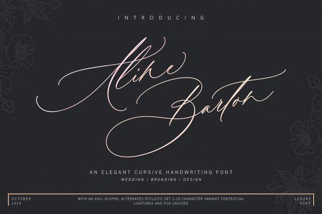 Aline Barton Script