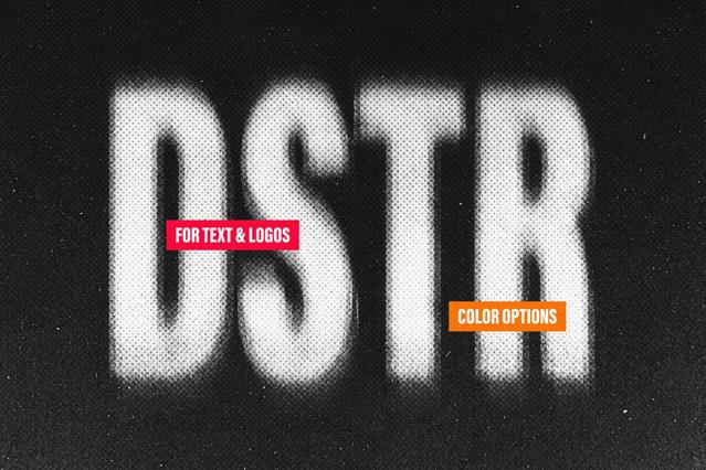 Distortion Text & Graphic Effect