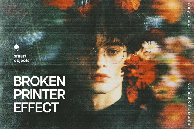 Broken Printer Effect