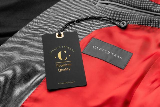 Jacket Tag and Label Mockup