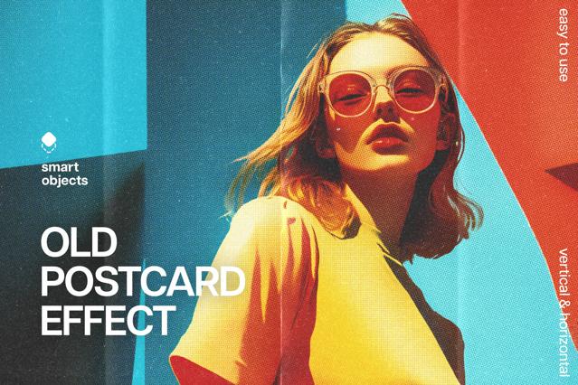 Download Old Postcard Photo Effect