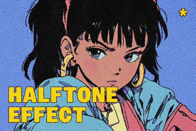 Halftone Print Effect