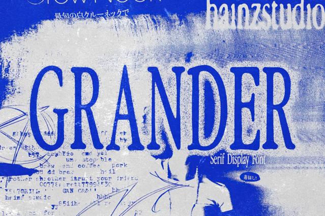 Grander – Display Serif Font
