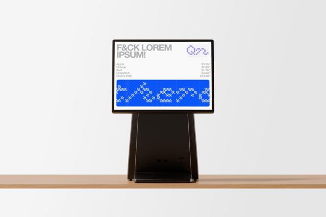 Cash Register Screen Mockup
