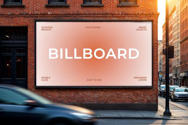 Download City Billboard Mockup