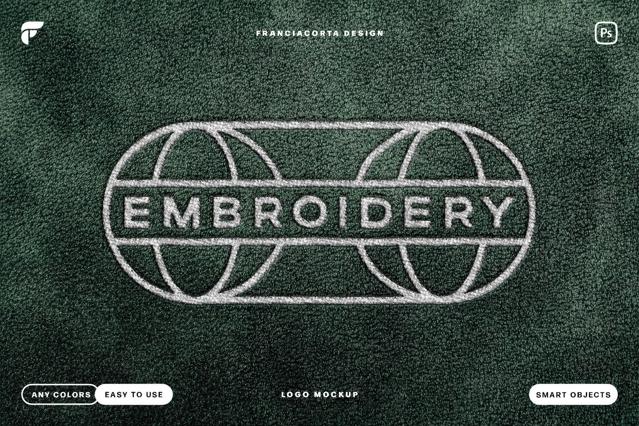 Fabric Embroidery Effect