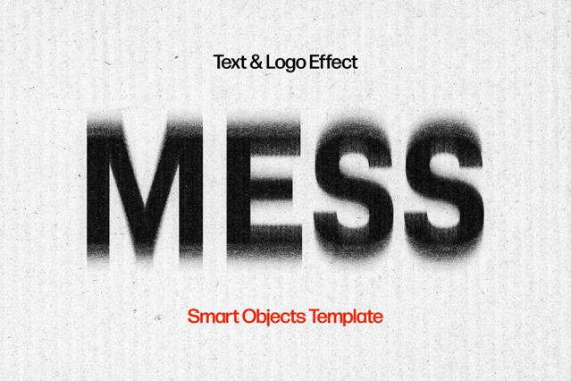 Download Mess Distortion Text & Logo Effect