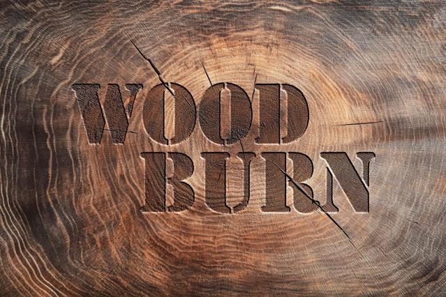 Wood Burned Logo Wood Burn Logo Mockup PSD, High Quality Free PSD