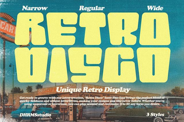 Retro Disco - Unique Retro Display