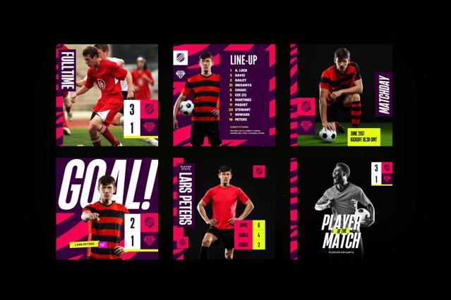 Football Matchday Canva Template