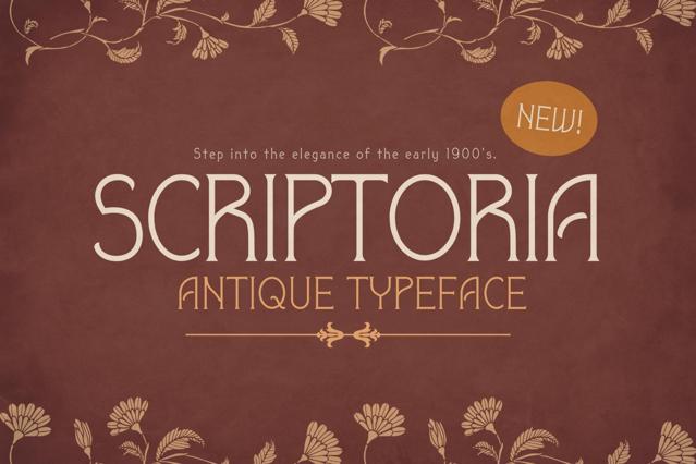 Scriptoria - Antique Typeface