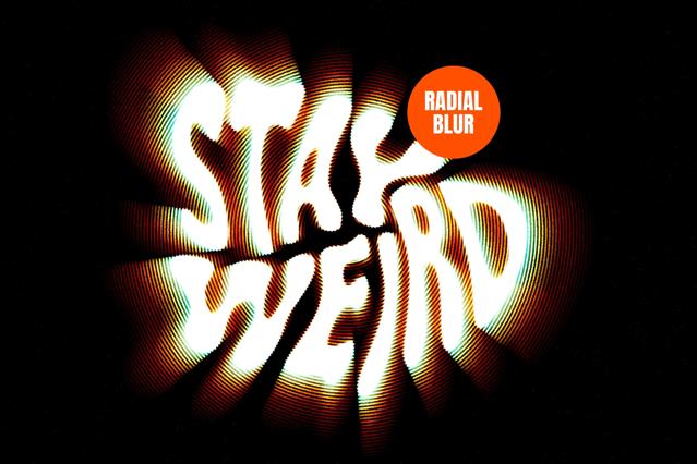Download Radial Blur Text & Logo Effect