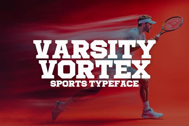 Varsity Vortex – Sports Typeface