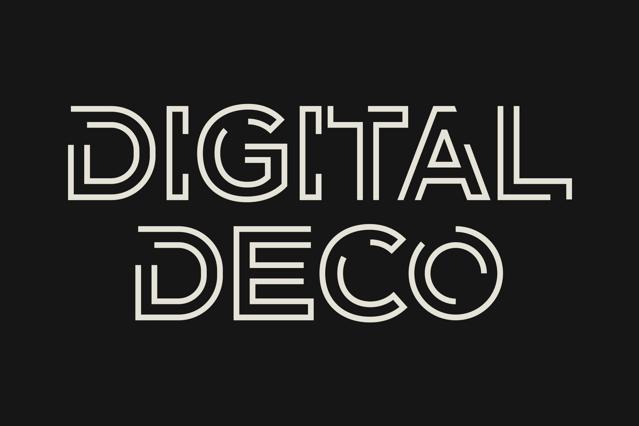 Digital Deco Typeface