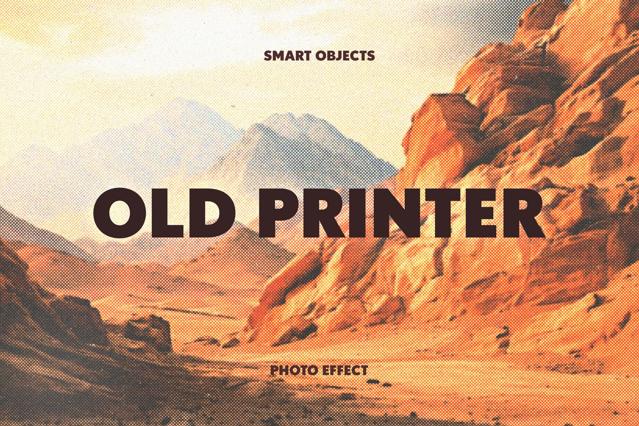 Old Printer Effect