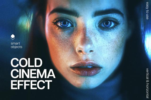 Cold Cinematic Photo Effect