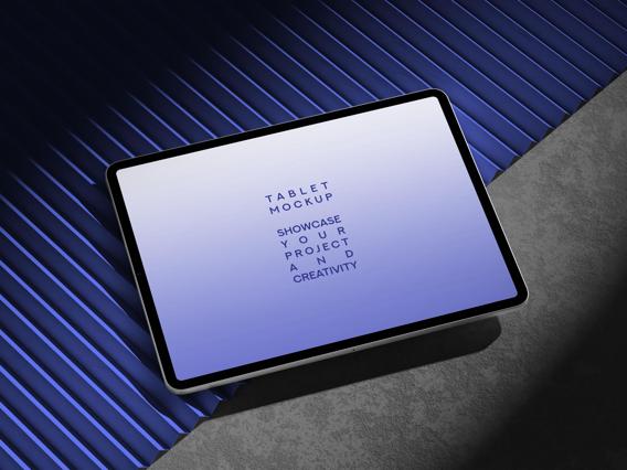 Ipad Mockup Sharp Edges Series