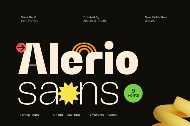Alerio Sans Serif