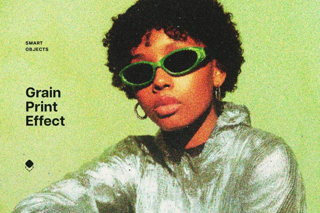 Grain Print Photo Effect